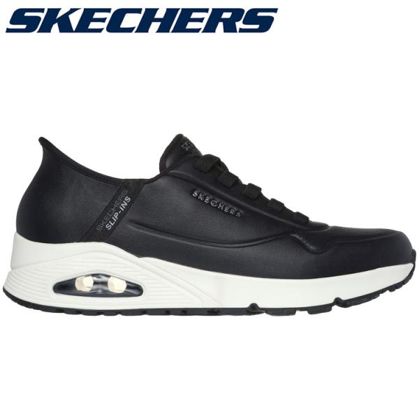 立ったままハンズフリーで靴の脱ぎ履きが可能なSLIP-INSモデル。アイコニックな人気アイテムをさらに快適で履きやすくアレンジしたファッションスニーカー。ストレッチレースを配した合成デュラレザーのアッパー、クッション性のある低反発素材のSk...