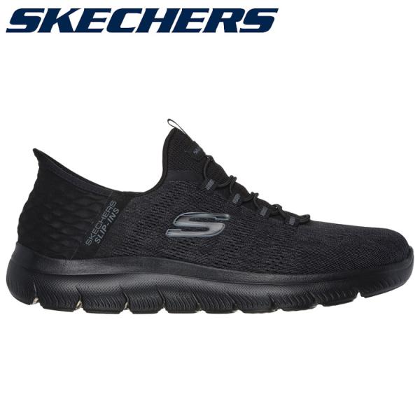Skechers Hands Free Slip-ins(TM)(スケッチャーズ ハンズフリー スリップインズ)。サミッツ - キー ペースで快適な履き心地を実感しましょう。独自のHeel Pillow(ヒールピロー)で足をしっかりと固定す...