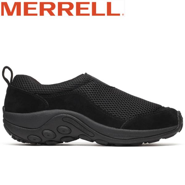 メレルアイコン商品「JUNGLE MOC」の新たなアクセスモデル。履き口の甲部に配置されたストレッチバンドにより容易な着脱が可能。ファッションからビジネスまでシーンレスで活躍する商品です。【アッパー】天然皮革、ナイロン【ミッドソール】合成樹...