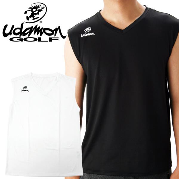 Udaman XUD-2221吸汗速乾　接触冷感■素材：ポリエステル90％、ポリウレタン10％■カラー：ホワイト、ブラック■サイズ：M、L、O実寸サイズM：着丈65、身幅46、肩幅43cmL：着丈68、身幅48、肩幅45cmO：着丈71、身...