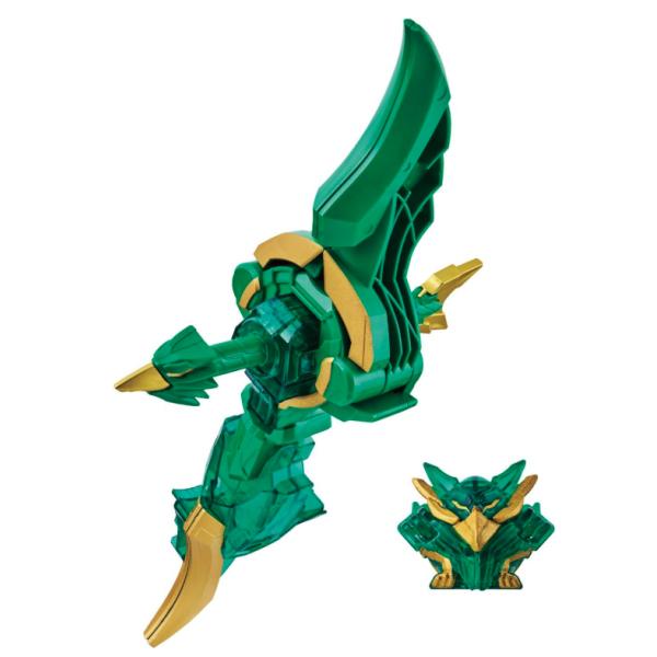 『ナンバーワン戦隊ゴジュウジャー』より、「DXイーグルシューター50」が登場！ゴジュウイーグルが使用する専用武器です。矢を引いて離すとアローギミックが発動！さらにテガソードと合体する事でテガソードグリーンが完成します。［セット内容］・イーグ...