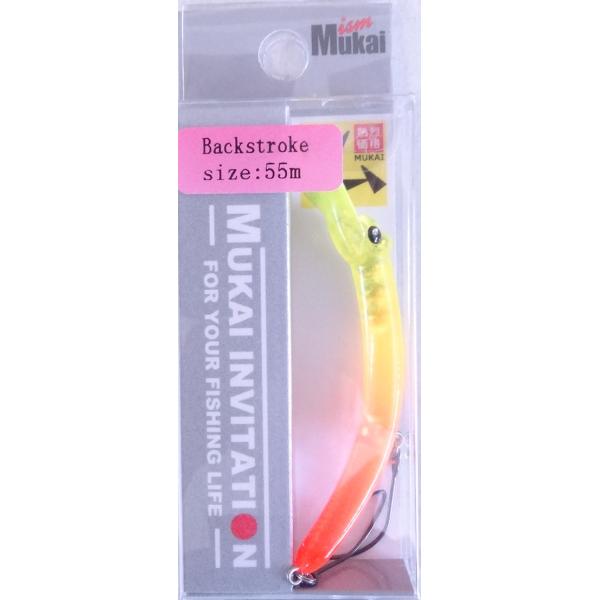 メーカー： ムカイフィッシング商品名：プラグ バックストローク 55S55ｍｍ3.5ｇ大物対応ビックフック仕様登場バックストローク55Sが、大物キラールアーとして人気上昇中！クネクネとした柔らかい動きの中に、引き抵抗の強い水押しを兼ね備えた...