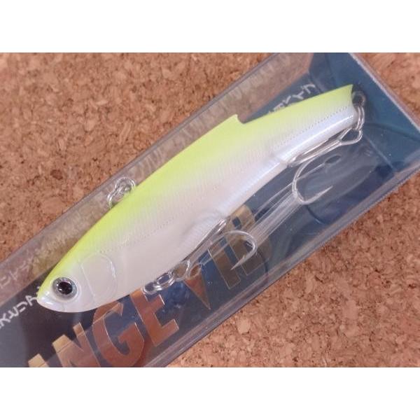 メーカー：バスデイ商品名：レンジバイブアクション　ナチュラルバイブレーションサイズ　80mmウエイト　23.0gフック　＃6リング　＃3