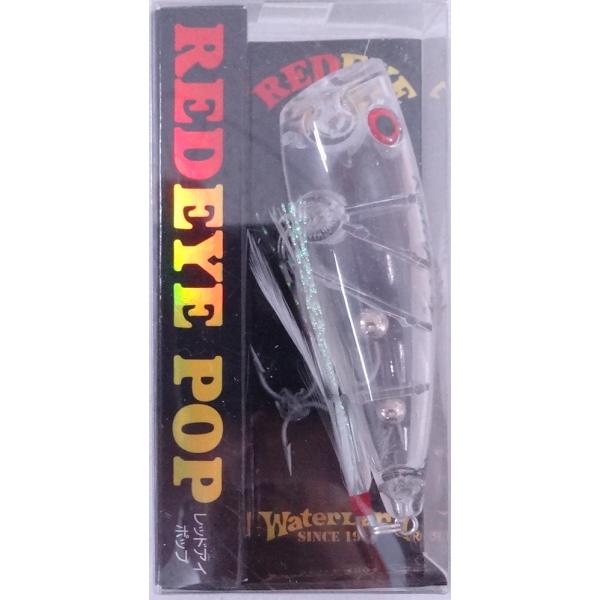メーカー：ウォーターランド商品名：レッドアイポップサイズ：65mm　重さ：8.5g大物が好む捕食音系のポップ音を発する レッドアイポップが15年ぶりに復刻あの幻のエアーカーテンを君の手で実現して下さい。