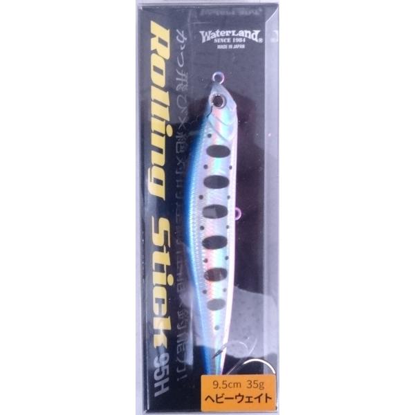 メーカー：ウォーターランド商品名：ローリングスティック95H95mm 35gジャークソニックと共通のボディーに生まれ変わりました。パッケージの性質上（フックが固定されておらす遊びがあります）、配送時（輸送時）の揺れにより、ボディーに擦れ、傷...