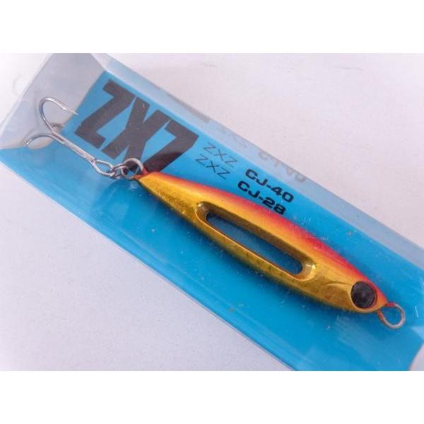 メーカー：ドリームウィル 商品名：ＺＸＺ キャスティングジグ CJ-28長さ約６．５ｃｍ（アイ含まず）フック：イーグルクロー社ソルトウォーター対応メッキフック仕様※ボディーの穴はケミホタルを入れる穴ではございません。