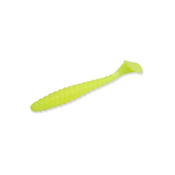 メーカー：ジークラック商品名：アイアンシャッド全長：4.8inch入り数：6本マテリアル：オリジナルS.A.Fマテリアル推奨フック：オフセット#5/0早巻き、デッドスローにも適した安定のスイミング姿勢が特徴。頭を振りながらスイミングをするシ...