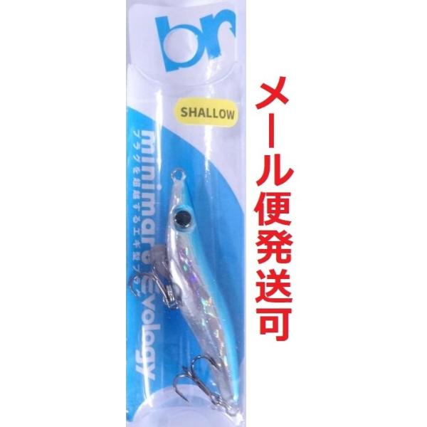 メーカー：ブリーデン 商品名：ミニマル エボロジー　シャロー2.6g　50mmEvolutionary biology生物的、静と動、が更に進化！ shallowとnormalのフォールスピードをよりスローに味付けし、マッタリとスローに魅せ...