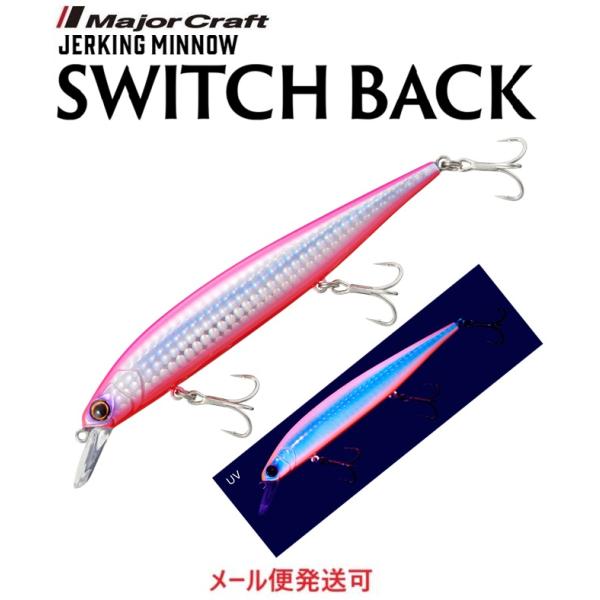 メーカー：メジャークラフト商品名：　スイッチバック125Size：125mm（ボディのみ）Weight：20.5gType：SINKINGDepth：MAX1.5 - 2mサワラに効く、ジャーキングミノーの傑作トータルバランスを重視した設計...