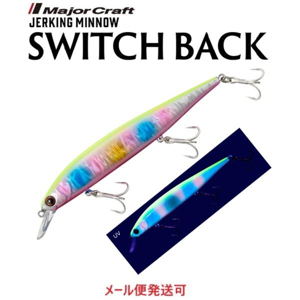 メーカー：メジャークラフト商品名：　スイッチバック125Size：125mm（ボディのみ）Weight：20.5gType：SINKINGDepth：MAX1.5 - 2mサワラに効く、ジャーキングミノーの傑作トータルバランスを重視した設計...