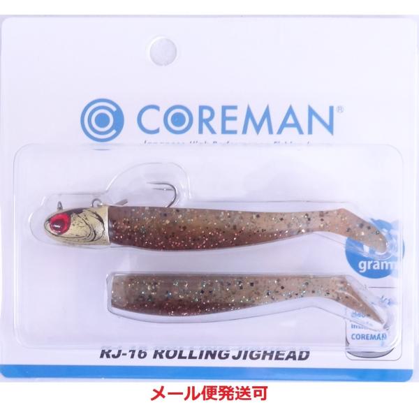 メーカー：コアマン 商品名：RJ-16 ローリングジグヘッドLENGTH: 92mmWEIGHT: 16gHOOK: Coreman CD22 #6 (Made by Gamakatsu special)WORM: Coreman ALKA...