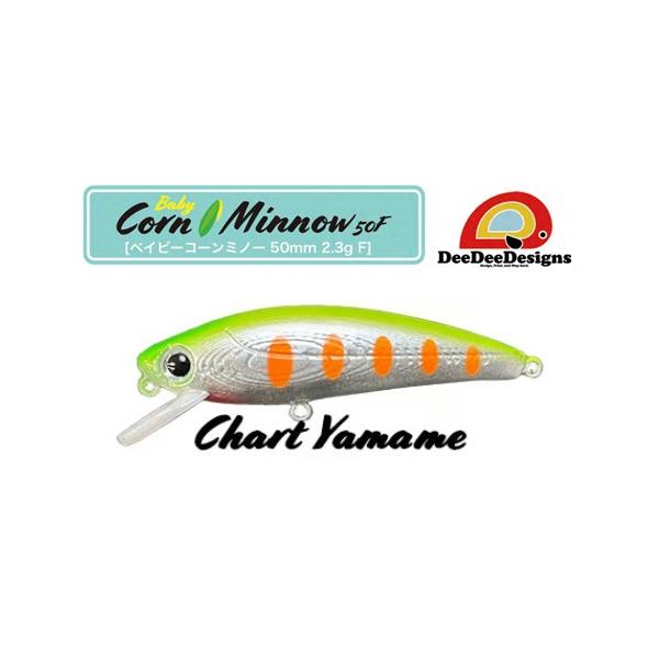 メーカー：DeeDeeデザインズ　スカジットデザインズ商品名：ベイビーコーンミノー 50FLength: 50mmWeight: 2.3gType:  Floating MinnowRecommended Hook: TrebleHook ...