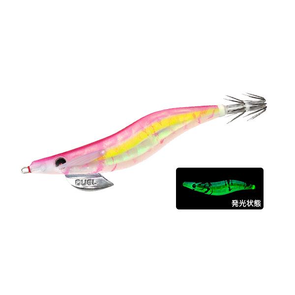 メーカー：デュエル 　商品名：LQ（レンズエギ 透明布巻）エギ史上初!! 集魚効果抜群「レンズ × 透明布」ナチュラルな輝きとゴーストボディはスレイカ・モンスターに効果絶大