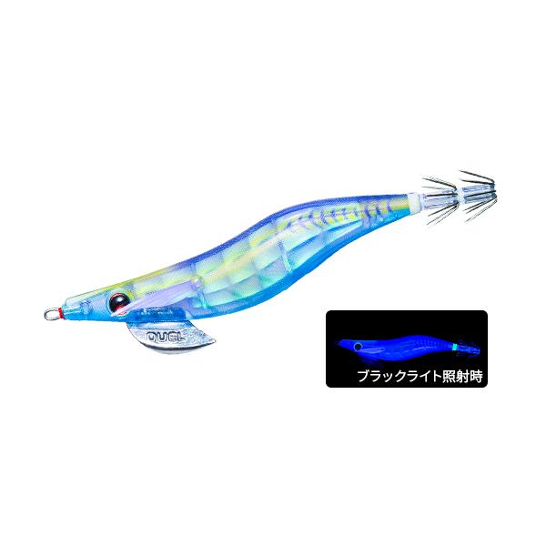 メーカー：デュエル 　商品名：LQ（レンズエギ 透明布巻）エギ史上初!! 集魚効果抜群「レンズ × 透明布」ナチュラルな輝きとゴーストボディはスレイカ・モンスターに効果絶大