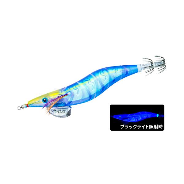 メーカー：デュエル 　ヨーヅリ商品名：アオリーQ 3D超生命感!! 集魚効果抜群!!「3Dプリズム × ハーフゴースト布」あらゆる角度から3次元的なプリズム効果で生命感あふれる光を拡散して集魚効果を発揮ナチュラルな光を透過する 「ハーフゴー...