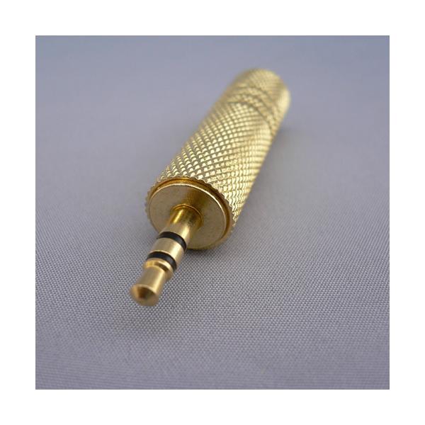 ■６．３ｍｍステレオ標準（フォン）プラグを３．５ｍｍステレオミニプラグに変換します！☆【ハイグレード：金メッキ】■ＲｏＨＳ指令対応！ 【仕様】：６．３ｍｍステレオ標準（フォン）ジャック（メス）→３．５ｍｍステレオミニプラグ（オス）※パソコン...