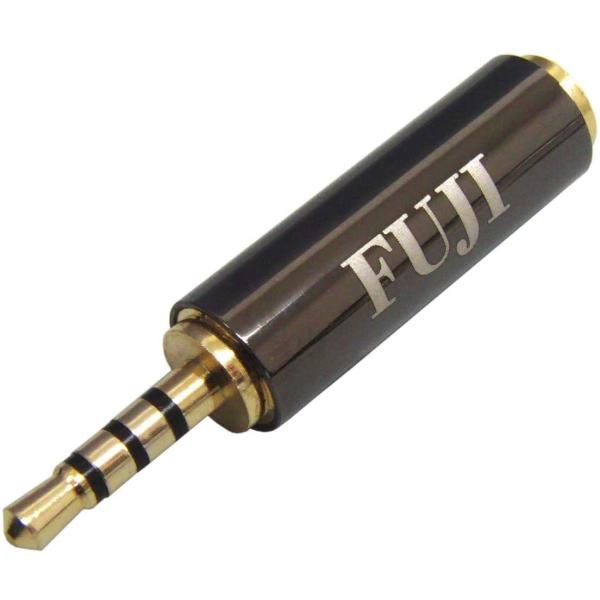 4極3.5mmミニプラグを4極2.5mm超ミニプラグに変換します。片側：4極 2.5mm 超ミニプラグ(オス)片側：4極 3.5mm ミニジャック(メス)※2極(モノラル)または3極(ステレオ)のプラグやケーブル、機器には対応しません。※プ...