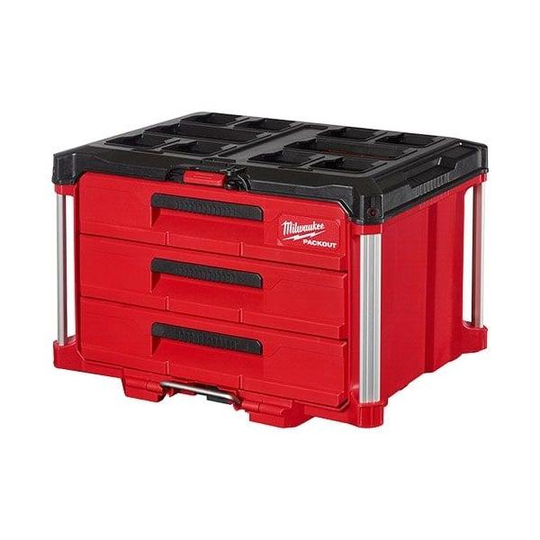 ※1枚目の画像のみとなります。耐衝撃性ポリマー製耐荷重：23kg耐荷重11kgのボールベアリング式引き出しトレイ金属補強されたサイド部移動中の引き出し飛び出しを防ぐロック付き（キーホール式）簡単にアレンジできる間仕切り付きすべてのPACKO...