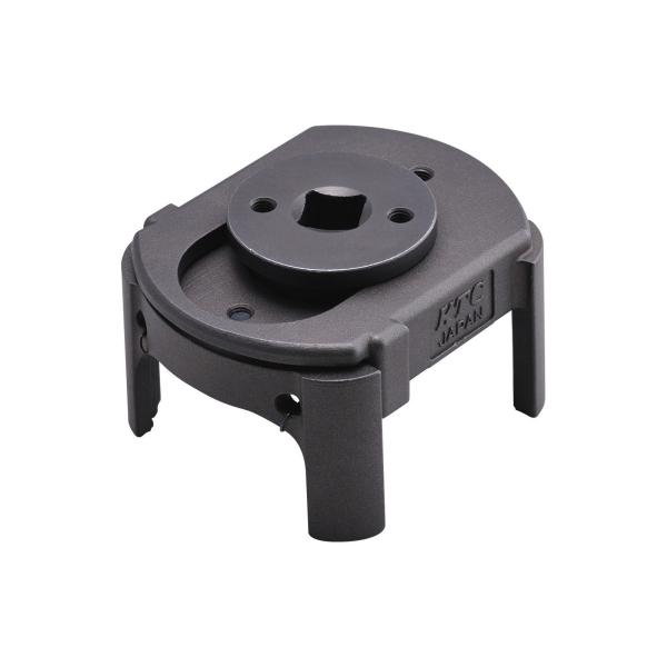 差込角(sq.)：9.5(3/8”)適用径(mm)：φ63?79奥行(D；mm)：56幅(W；mm)：66高さ(H；mm)：41質量(g)：300軽自動車?普通車のカートリッジ式オイルフィルタの取り外しに。φ63?79mmまでのオイルフィル...