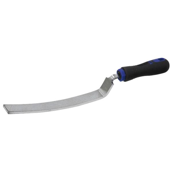 バリ取りで定評のある“ヴァリイト”を曲げて“ヴァリト-M”として生み出しました。いわゆるコテヤスリで、凹んだ溝部の研削や平面上の突起(リベット部など)の研削にと、従来のまっすぐなヤスリでは削りにい作業でも、スムーズに作業出来ます。アイデア次...