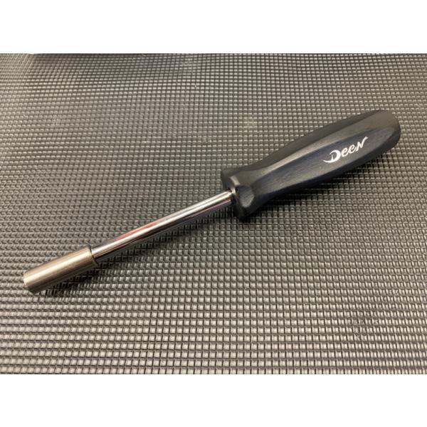 全長：200mm適合ビット：6.35HEX6.35ヘックスのビットを使えるビットハンドルです。DEENの人気スイベルラチェットと同じグリップを採用しました。