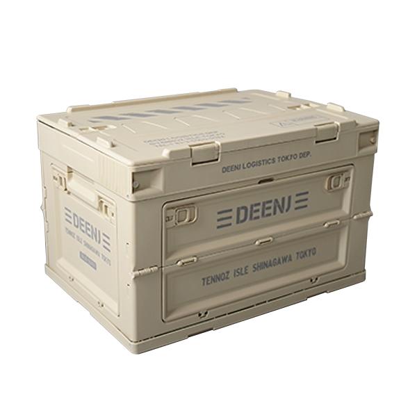 段積み可能な折りたたみ式コンテナ 段積み時でも横から物の出し入れが可能 (短辺×１面、長辺×1面) 小物、工具の整理整頓に便利【サイズ】通常時: W530xD365xH335mm折り畳み時：W530xD365xH100mm内寸: 490x3...