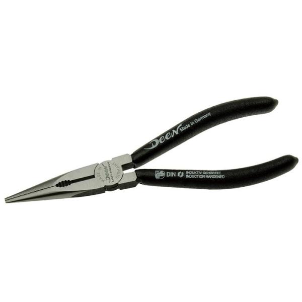 全長：160mm重量：105gカッター部切断能力：軟線2.5mm、中硬線1.6mmDEENのドイツ製NEWラジオペンチの登場です！スリムな形状に拘って作成しました。【カッター切断能力】軟線2.3mm硬線1.6mm「何故ドイツ製なのか」ドイツ...