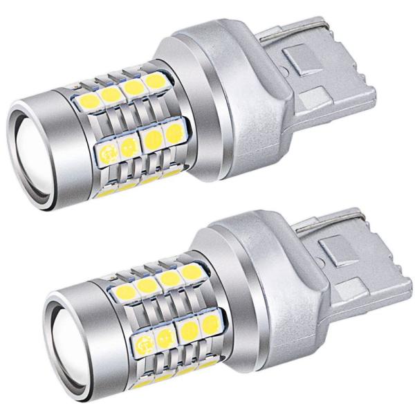 【商品名】　TORIBIO 7440 / T20 / W21W / WY21W LED キャンセラー CANBUS 後退灯 バックランプ ポジション球 テールランプ 爆光 シングル LED 無極性 4000lm/2個 DC10-30V 28...