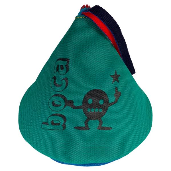 【商品説明】円錐型のカラフルポーチ。お財布持ちたくない時、ちょっとしたお出かけに使えるミニバッグ。バッグインバッグにも使え、お化粧ポーチ、イヤホン、充電器などを入れるのに ちょうど良い大きさで多用途に使えます。【材質】表地・裏地：帆布ファス...