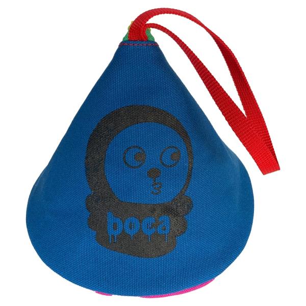 【商品説明】円錐型のカラフルポーチ。お財布持ちたくない時、ちょっとしたお出かけに使えるミニバッグ。バッグインバッグにも使え、お化粧ポーチ、イヤホン、充電器などを入れるのに ちょうど良い大きさで多用途に使えます。【材質】表地・裏地：帆布ファス...