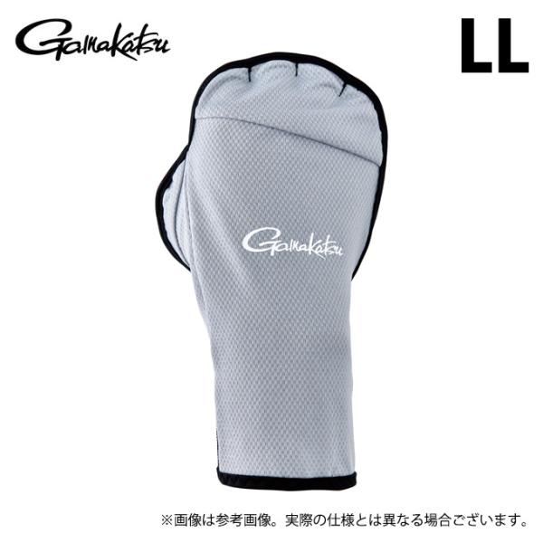 【鮎グローブ(手甲) GM7298】カラー：ブラック、ライトグレー素材： ポリエステル90％　ポリウレタン10%●手甲タイプの鮎用グローブ。●吸水速乾性能に優れ、遮熱ポリエステル糸が赤外線を反射し。グローブの温度上昇を抑え、高い冷房効果とU...