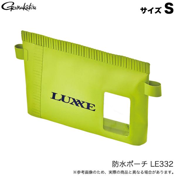 【GAMAKASTU 防水ポーチ LE332】濡らしたくない小物の収納に便利な防水ポーチ■素　材：〈本体〉ターポリン【S】サイズ：D35×W245×H120mm重　量：約73g 【M】サイズ：D100×W285×H240mm重　量：約120...