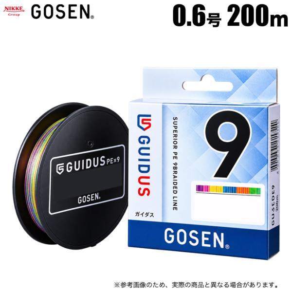 【GOSEN GUIDUS PE×9】「感じた違いが、釣果を変える。」高感度・高強度・滑らかさを高次元で追求した9本編組PEライン「GUIDUS PE×9」。独自の「コア・シェル・シンクロナイズ設計」を採用し、芯材（コア）と鞘材（シェル）の...
