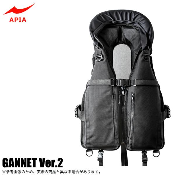 【APIA GANNET Ver.2】　幾度となくフィールドへ持ち込まれ、テストを重ねることで進化を続けてきた。キャスト、ファイト、ランディングすべての動作において求められる「装用感」を徹底的に見直し、至高のフィット感と操作性を追求。素材選...