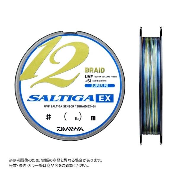 【DAIWA UVF SALTIGA SENSOR 12BRAID EX＋Si】12本の基糸を超高密度に製紐した、ダイワ独自の角打ち12ブレイド。丸打ちでなく、角打ちなので中心に隙間がなく潰れない、糸ヨレしない、擦れに強い■UVF（Ultr...