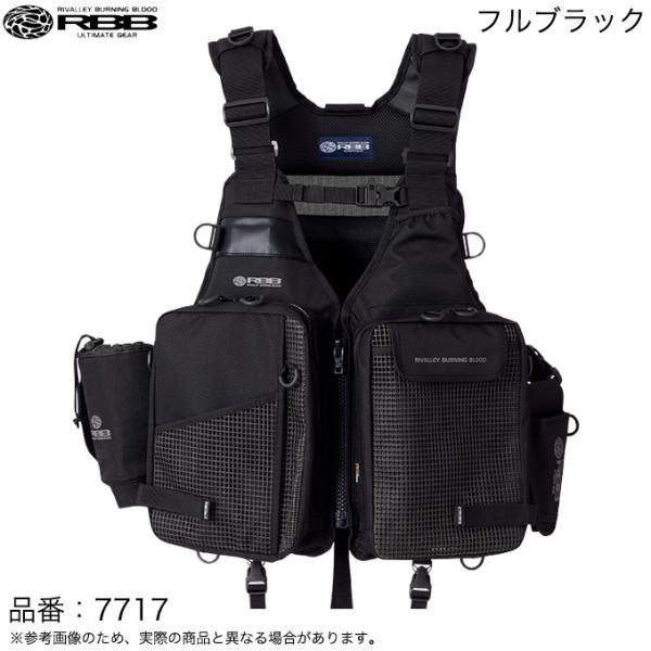 【RBB ビッグベイトゲームベスト】■品番:7717■素材：ポリエステル 100％（CORDURA)■浮力材：PE発泡■商品サイズ：FREEビックベイトゲーム対応、大型ポケットライフベストメインポケットに大型ルアーケースVS-3020NDD...