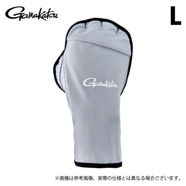 【鮎グローブ(手甲) GM7298】カラー：ブラック、ライトグレー素材： ポリエステル90％　ポリウレタン10%●手甲タイプの鮎用グローブ。●吸水速乾性能に優れ、遮熱ポリエステル糸が赤外線を反射し。グローブの温度上昇を抑え、高い冷房効果とU...