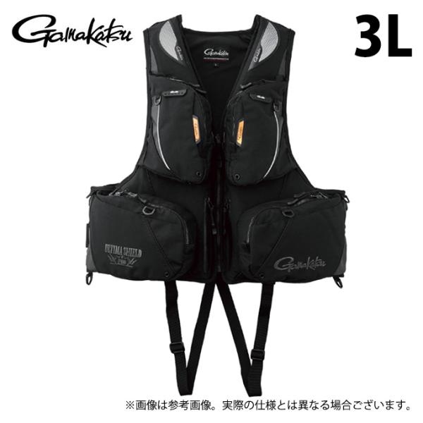 【アルテマシールドプロフローティングベスト GM2183】素　材：〈表地・裏地〉ナイロン100％　　　　〈浮力材〉MBR70％、P.V.C30％重　量：約1.3kg(L)●本体素材には高次元の防風性と透湿性を兼ね備えたアルテマシールドプロを...