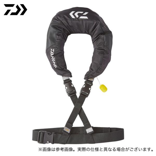 【DF-2520 ショートライフジャケット（ネックタイプ手動膨脹式）】フィッシングベストと併用可能な小型タイプ。国土交通省型式承認品（小型船舶用浮力補助具TYPE-G）。手動膨脹式ライフジャケット。より簡単に着用ができるバックル仕様。※こち...