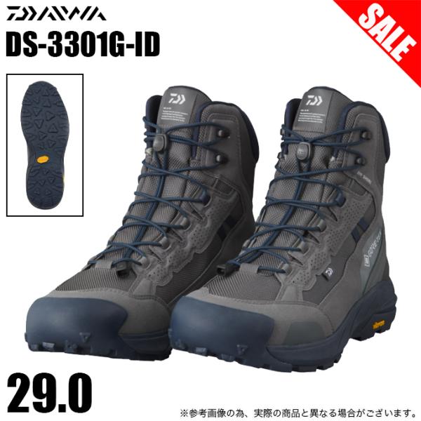 【DAIWA DS-3301G-ID（ラジアルソール） GORE-TEX オフショアシューズ ハイカット】ショアで人気の「FOGLER」をオフショア向けにカスタムした透湿防水フィッシングシューズ。GORE-TEXを採用し、高い防水性と透湿性...