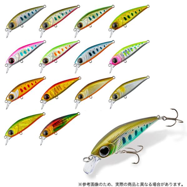 対ネイティブ！カレント攻略の決済版。【コーモラン Viva Puellano 45S】フラットサイドボディによる強いフラッシングとヒラ打ちが、採餌本能を直撃！ロール寄りのウォブンロールアクションが鱒族のバイトを誘発します。成形メタルウェイト...