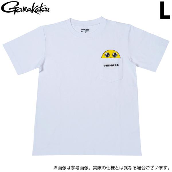 【うきまろ ひょっこりポケティー UK8023】しっかりとした素材感が魅力のヘビーウエイト天竺コットン素材素材：綿100％(天竺)≪サイズ≫着丈／身巾／袖丈・S：63／47／20・M：68／51／21・L：72／53／22・LL：75／55...