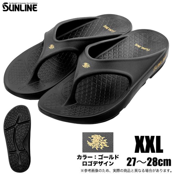 【SUNLINE リカバリーフリップ　SUS-401】■特徴最高クラスのクッション性を持ったリカバリー性能に優れた鼻緒タイプのリカバリーサンダル。柔らかい高クッションEVA素材で釣行後の足・膝・腰の負担軽減を狙った設計。釣行後や釣行道中に使...