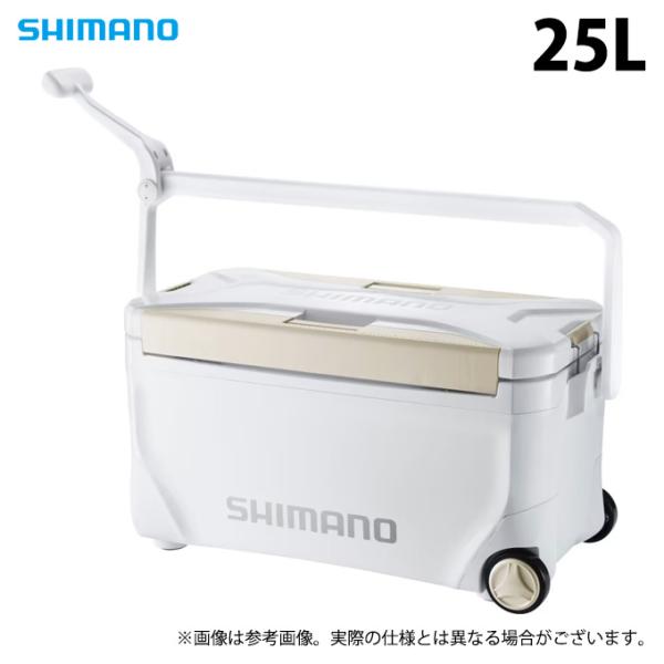 【スペーザ プレミアム 25L キャスター[NS-B25Y]】　保冷力はプレミアムクラス、機動力はライトクラス。多彩な機能を凝縮したMADE IN JAPANのクーラー最大50cmの魚を曲げずにまっすぐ収納が可能。6面真空パネル採用によりI...