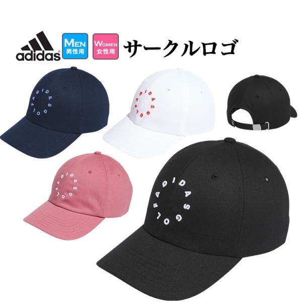ADIDAS GOLFのワーディングをサークル状にデザイン 男性用・女性用・ユニセックスモデル