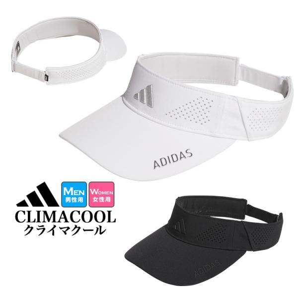 KD8840|KD8841|KD8839 アディダス ゴルフ CI039 CLIMACOOL クライマクール メタルロゴ テック バイザー [ベンチレーションパンチング サングラスホルダー付き]（メンズ/レディース） 新開発のADIPOWE...