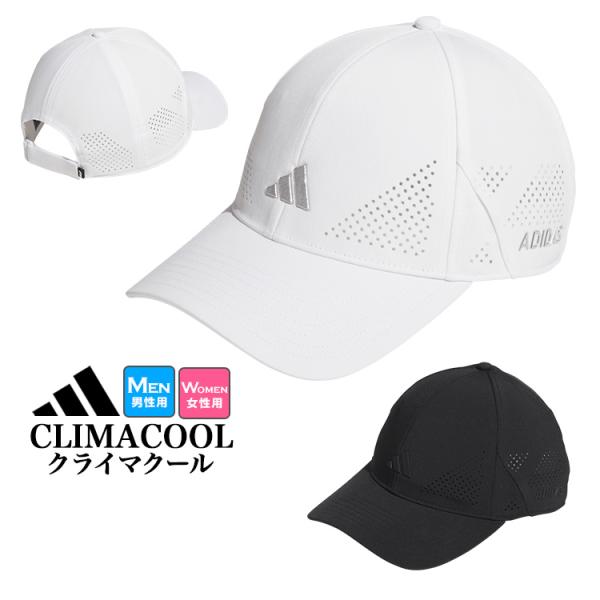 KD8835|KD8836|KD8837|KD8838 アディダス ゴルフ L4470 CLIMACOOL クライマクール メタルロゴ テック キャップ [ベンチレーションパンチング サングラスホルダー付き]（メンズ/レディース） 新開発の...