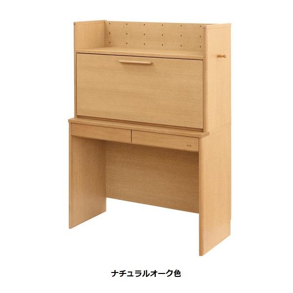 純国産品浜本工芸 ライティングデスクNo.90デスクB素材：ナラ突板塗色：3色対応 (NA / DA / CA) 受注生産開梱設置送料無料北海道・沖縄・離島は見積もり。扉を開け閉めすることで『十分な学習スペース』と『すっきり収納』が確保でき...