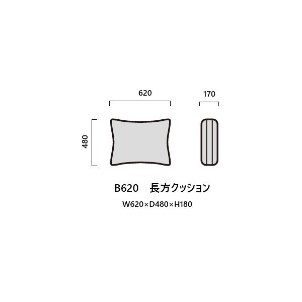【送料無料】国産品 マルイチセーリング　クッション/B620長方クッション　張地：109色対応　受注生産 納期約1.5ヶ月　送料無料(玄関前配送)　北海道、沖縄、離島は除く。バラエティ豊かなクッションの中から、自分だけのコーディネートが楽し...