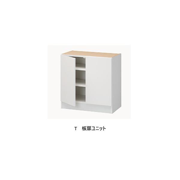 [開梱設置送料無料] 3Dすきまくん T板扉ユニット 幅：60~120cm/奥行：26~45cm/高さ：70~10cm 表面材：ポリエステル化粧合板 カラー：14色対応 可動棚2枚 開梱設置送料無料 北海道・沖縄・離島は除く。一枚天板でスッ...